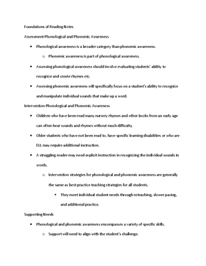 Foundations of Reading Notes Part 3 - Foundations of Reading Notes ...