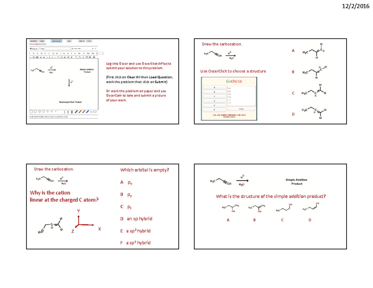 Lecture 39 - Alkyne Hydrations - Warning: TT: undefined function: 32 Warning: TT: undefined ...