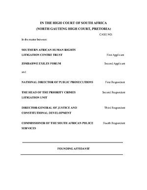 Annexure 4 Hearing date application form - ANNEXURE 4 : HEARING DATE APPLICATION FORM ANNEXURE 4 ...