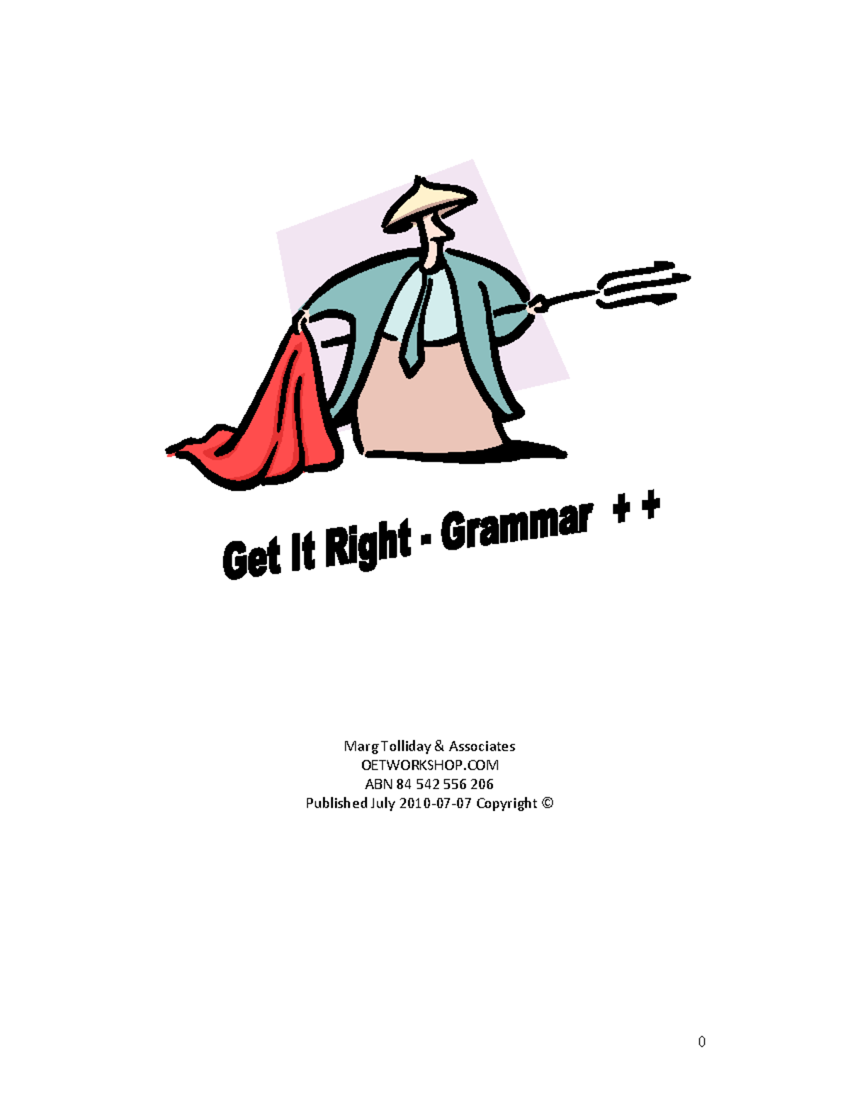 Get It Right Grammar Plus 2 Oet Reading Work Book - 0 MargTolliday ...