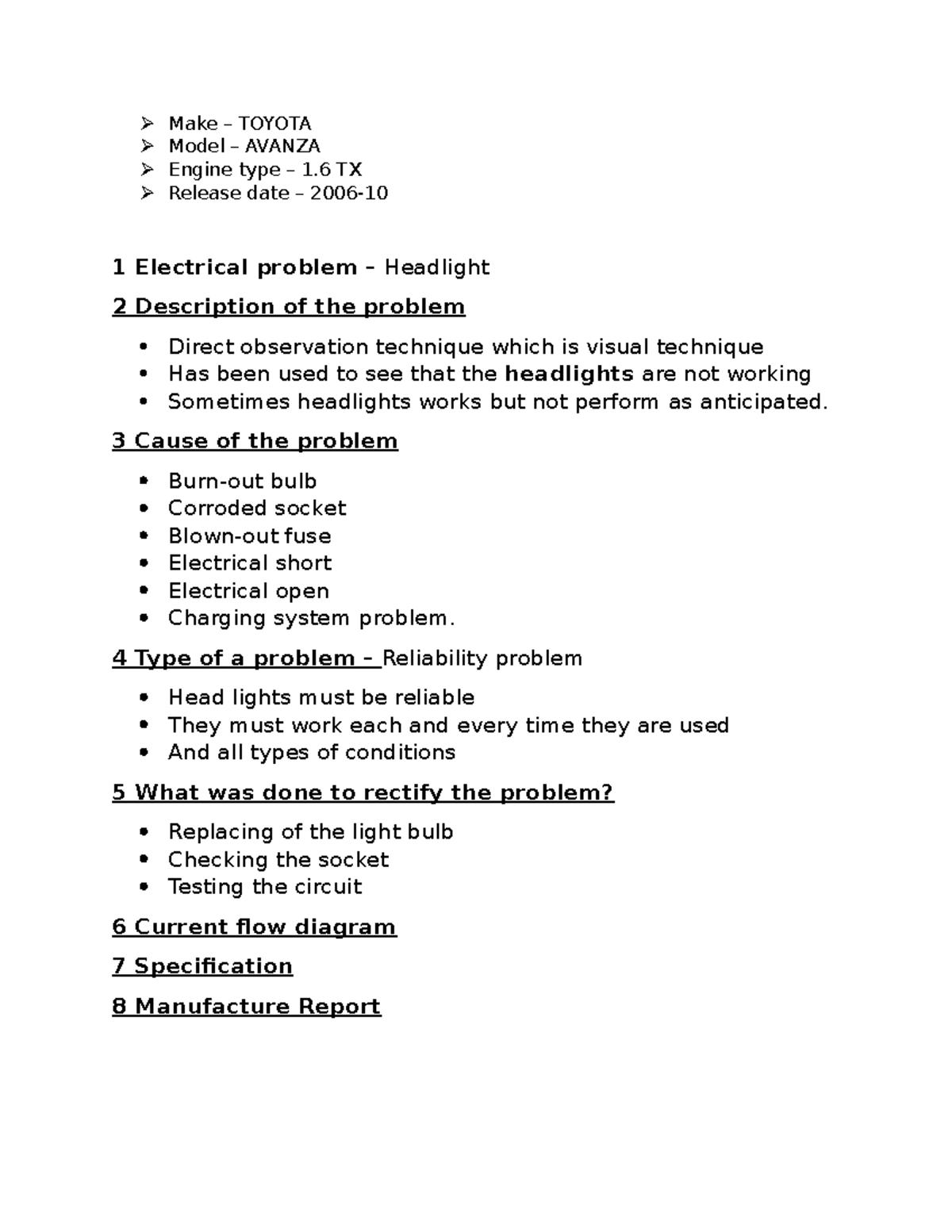 Exam 29 January 2020, questions and answers - Make – TOYOTA Model ...