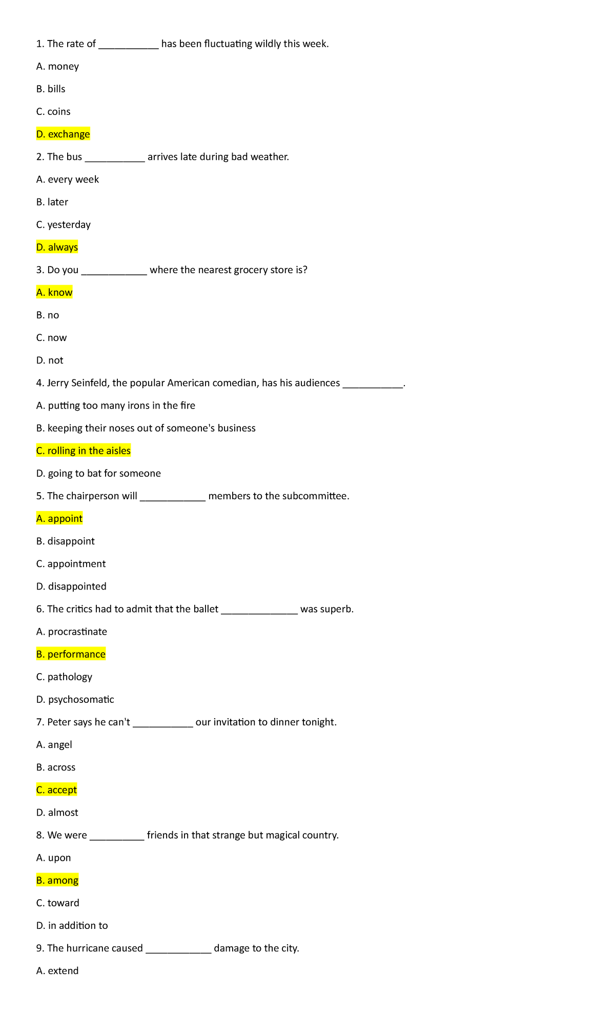 English Proficiency Test 3 The Rate Of Has Been