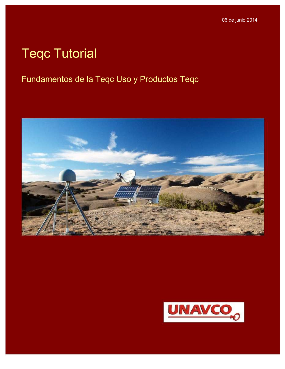 TEQC Tutorial - MANUAL - 06 de junio 201406 de junio 2014 Teqc ...