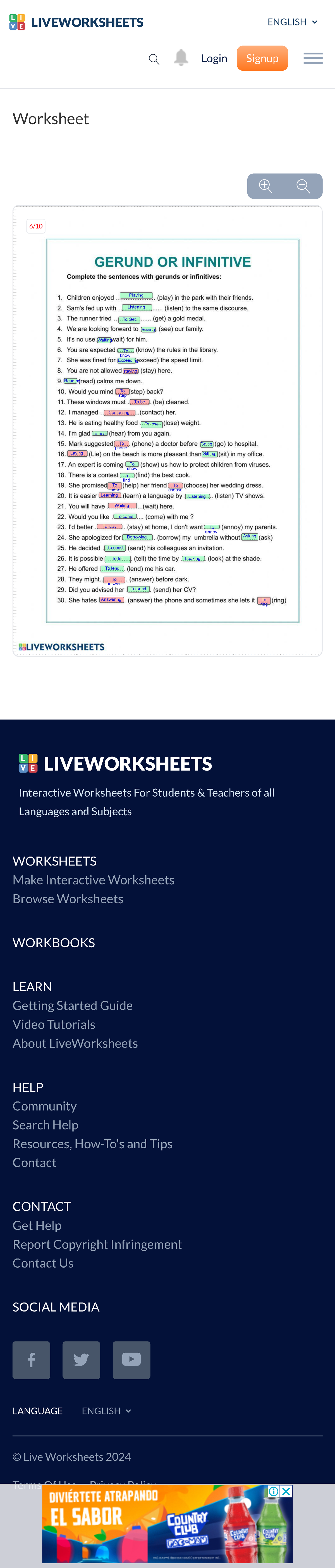 Worksheet Live Worksheets - Worksheet LIVEWORKSHEETS Interactive ...