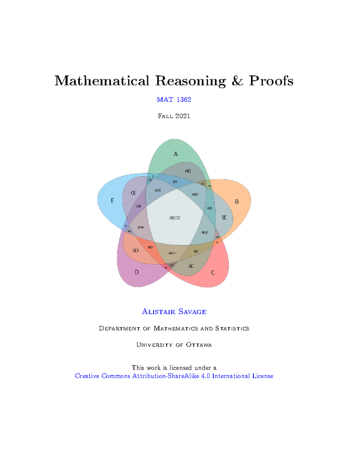 MAT1362-Mathematical reasoning and proofs - Mathematical Reasoning ...