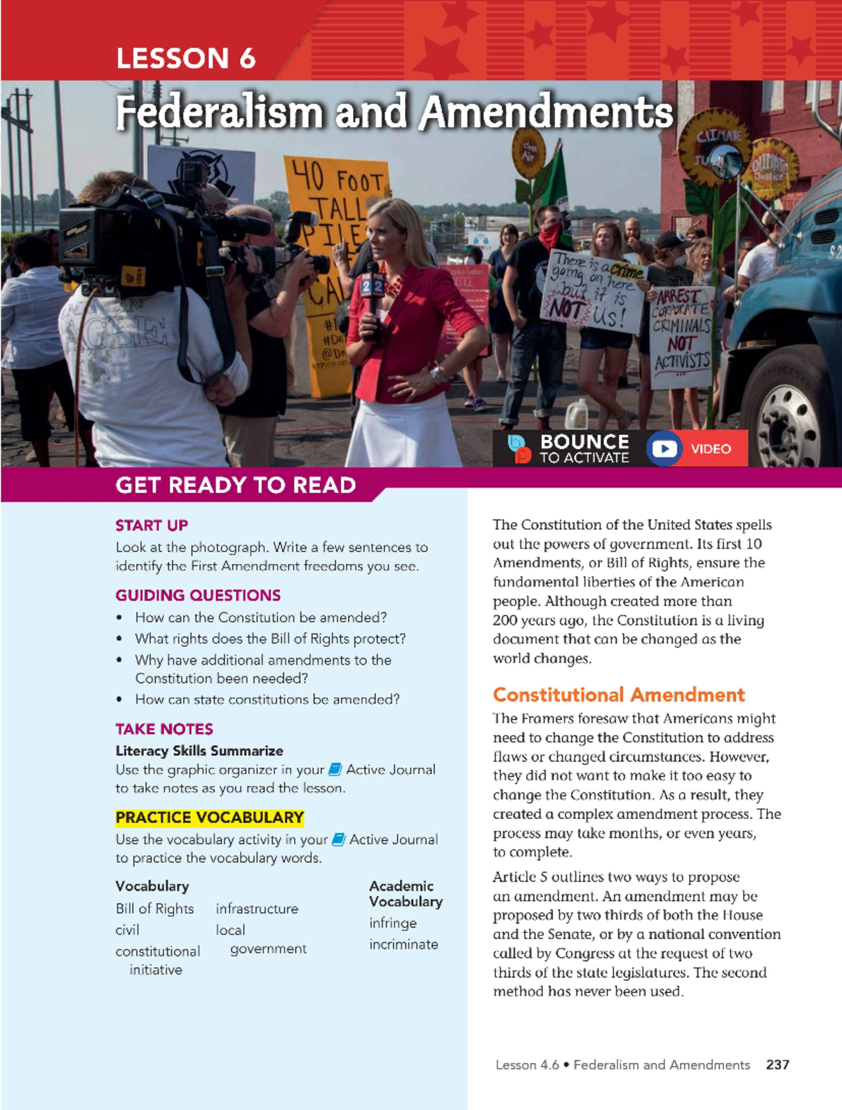 Federalism and Amendments - Studocu