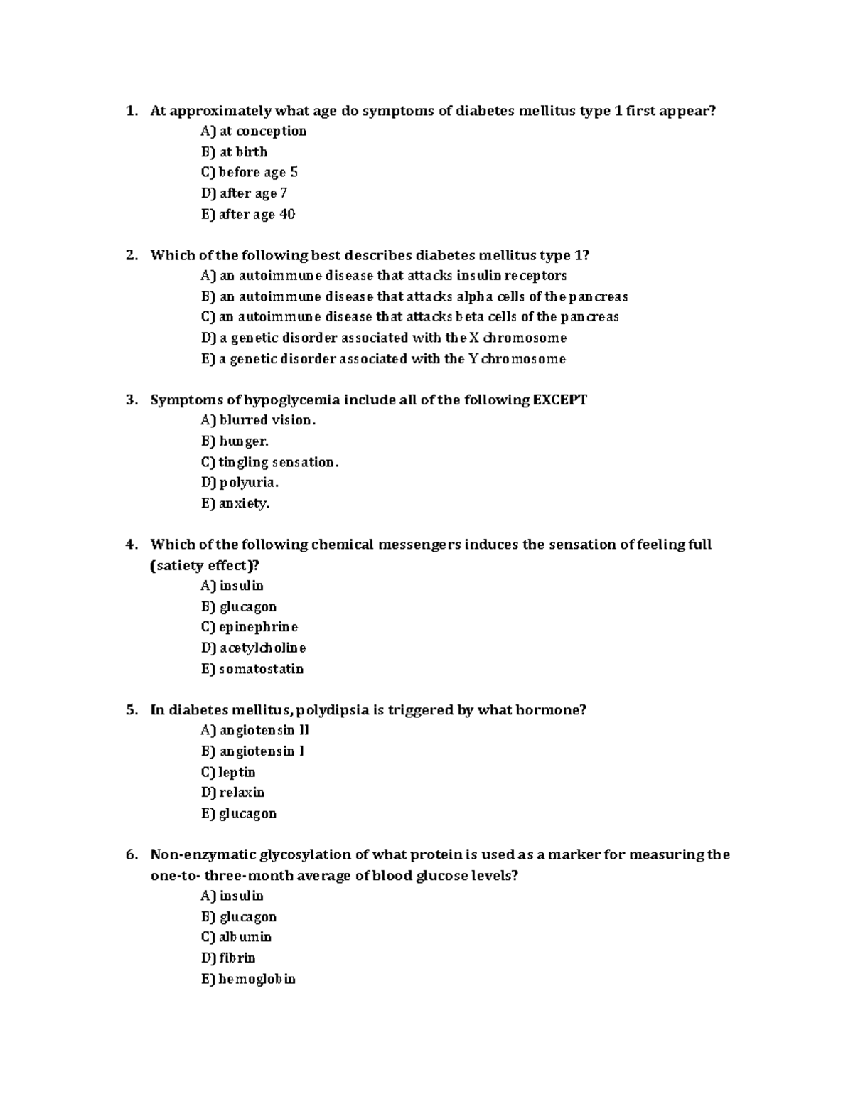 Finals Bank w 110 Qs - Study Guides med surg 300 - At approximately ...