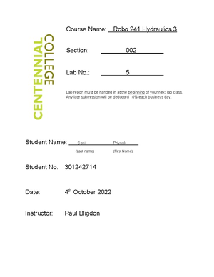 Lab 2 - lab 2 lab report - Lab 2 - Power Pack Abstract: This lab familiarizes with the various ...