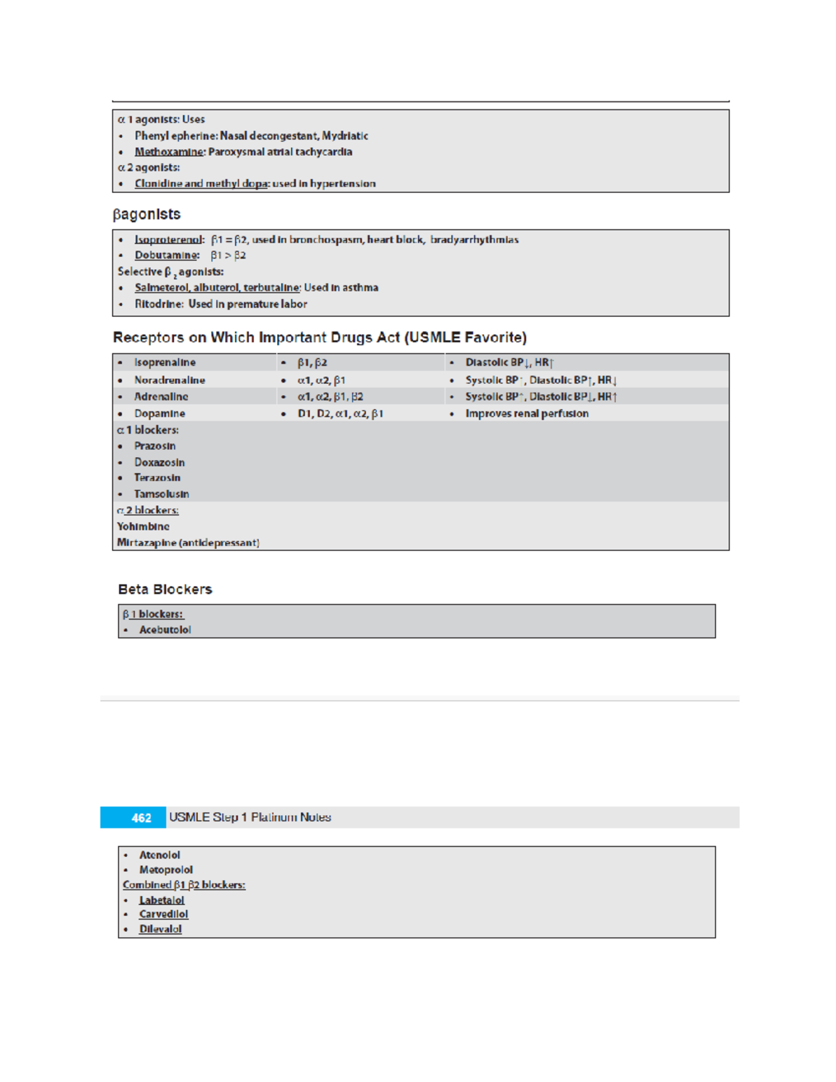 Adrenergic Agents - Uwi mbbs - Medicine and the environment - Studocu