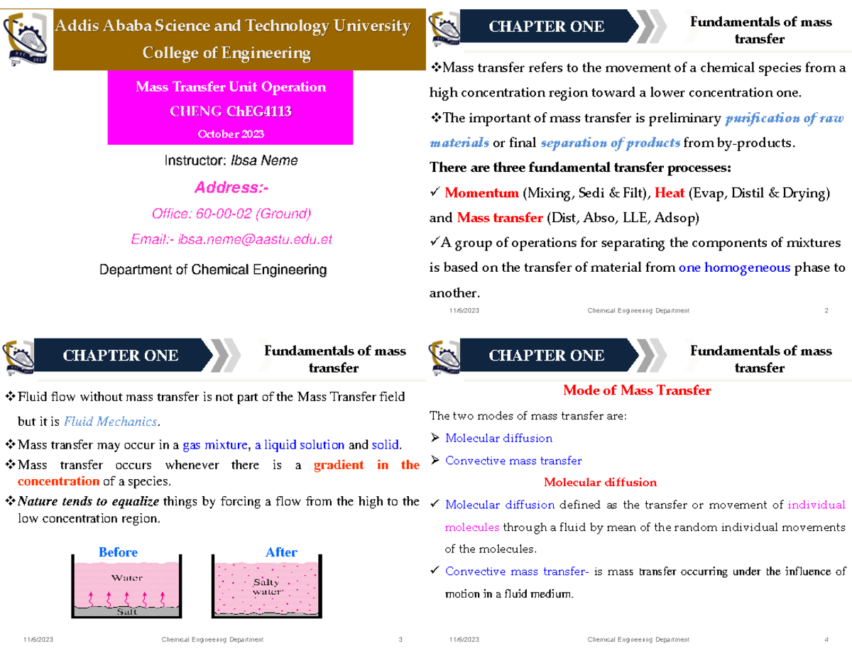 Chapter 1 Part 1 - This presentation uses a free template provided by ...