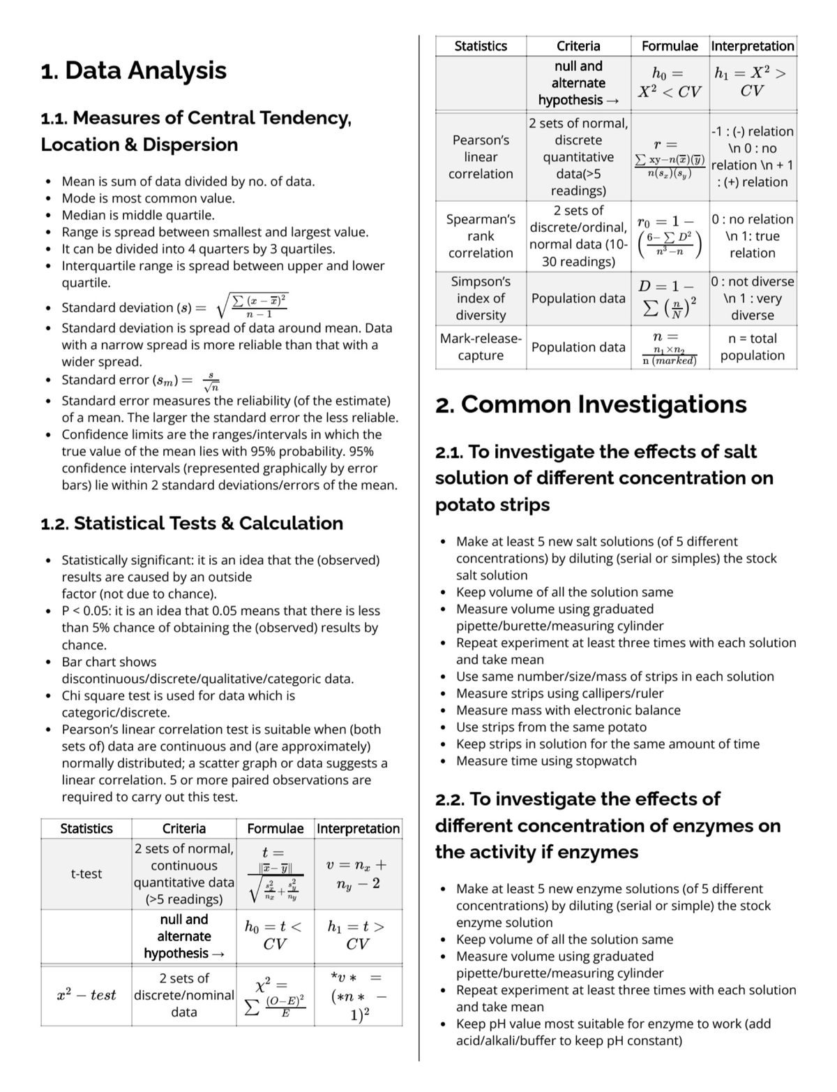 Paper 5 Biology 9700 tips - A level biology - Studocu