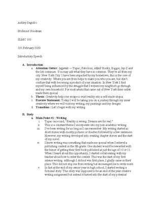 Communication Analaysis (Updated) - Principles of Speech By Amani Clark ...