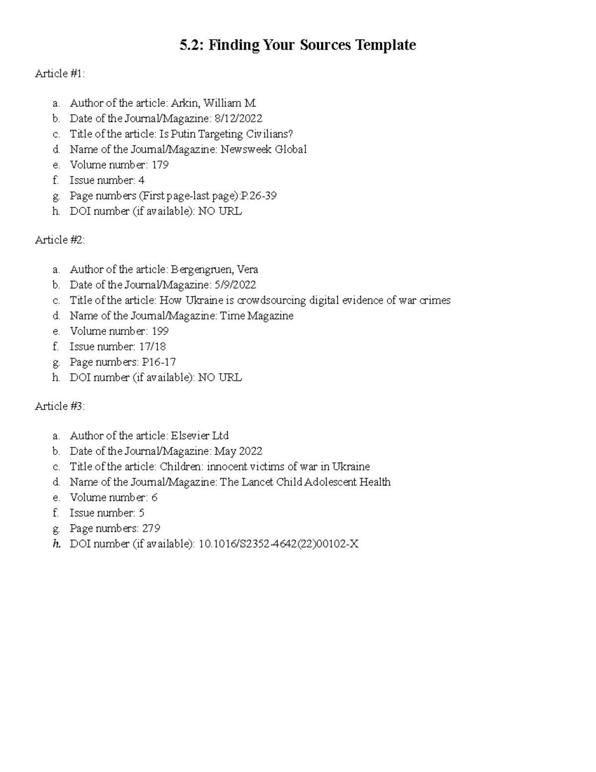 AMY Adams Finding Your Sources Template - 5: Finding Your Sources ...