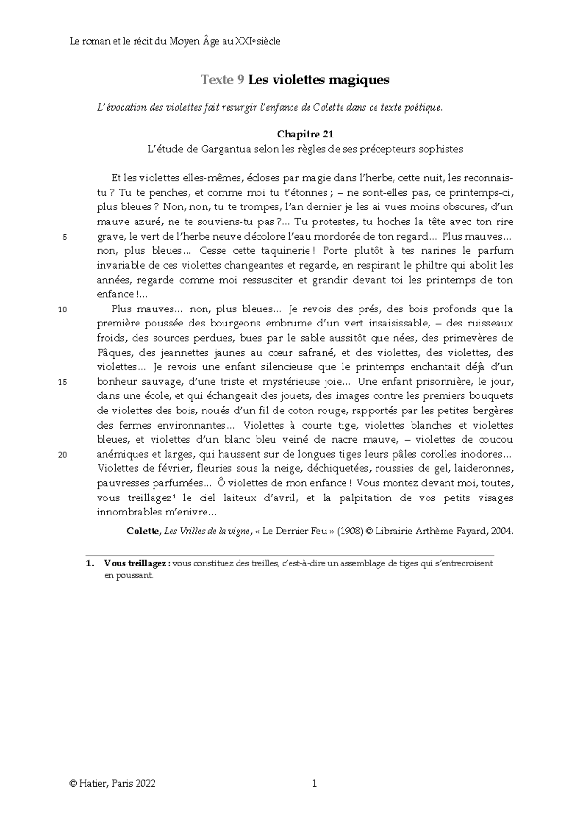 13902 Colette EOI texte 9 - Le roman et le récit du Moyen Âge au XXIe ...