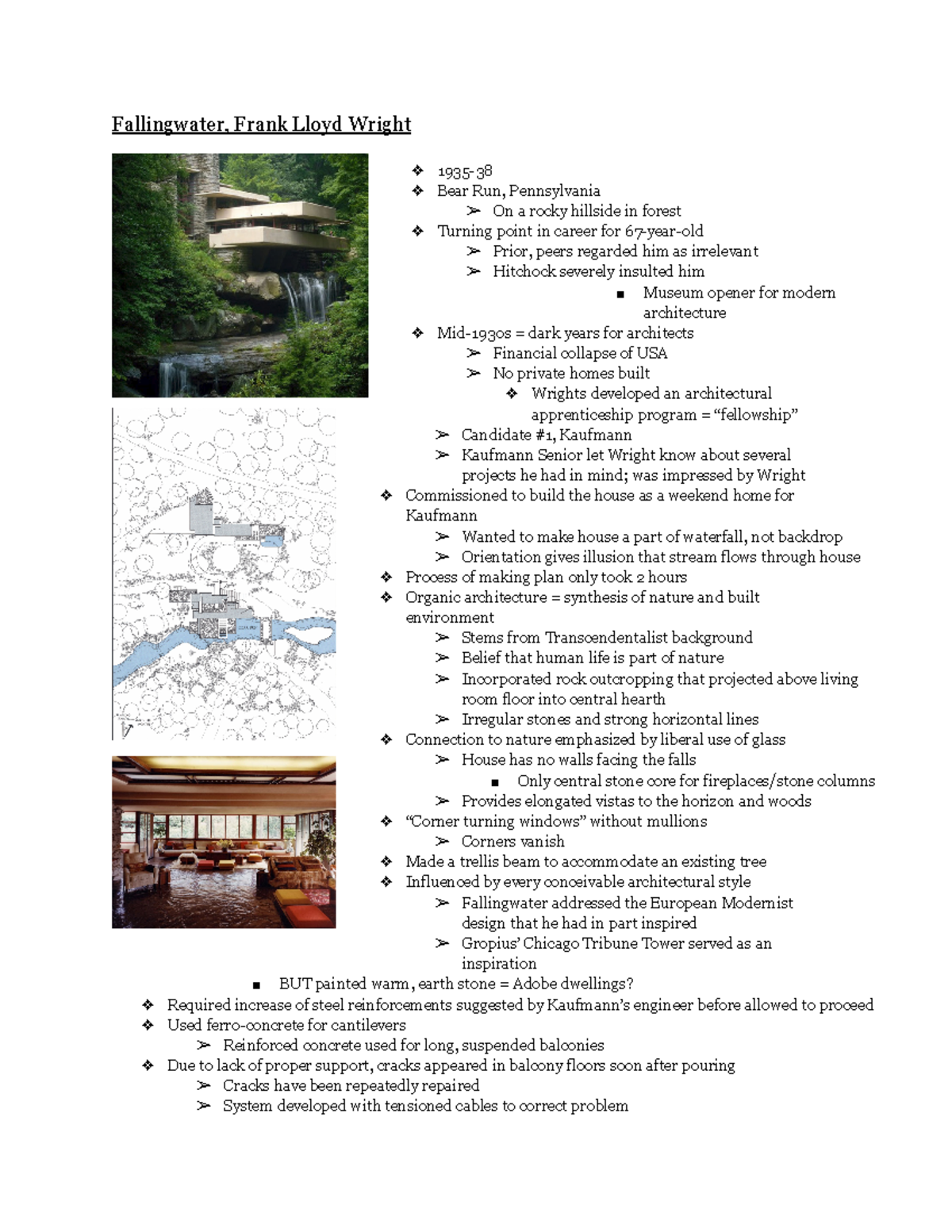 Fallingwater, Kahlo, Lawrence - Best notes of English educational books ...