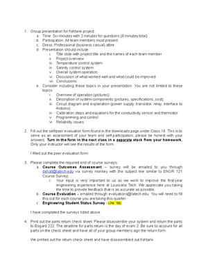 ENGR 121 Engineering Problem Solving II - LA Tech - StuDocu