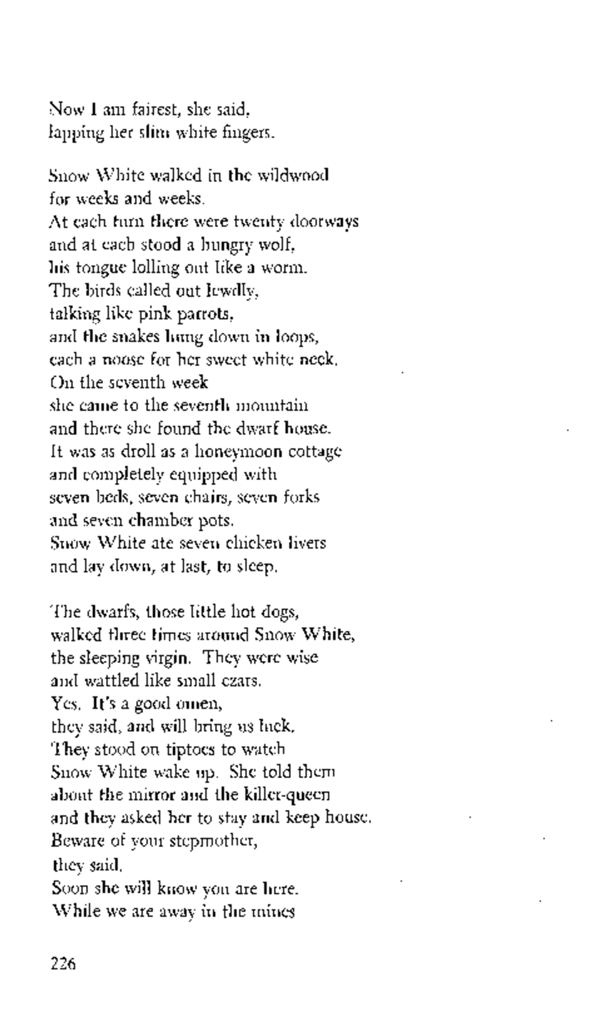 Anne Sexton - The Complete Poems 254 - Now I am fairest, she said ...