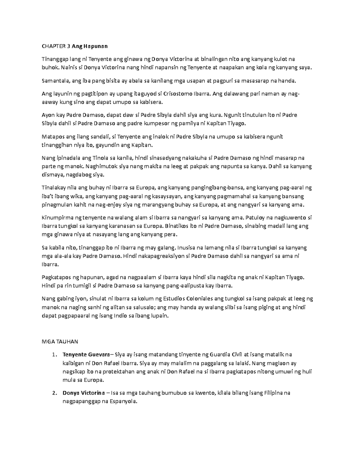 Chapter 3 Ang Hapunan - CHAPTER 3 Ang Hapunan Tinanggap lang ni ...