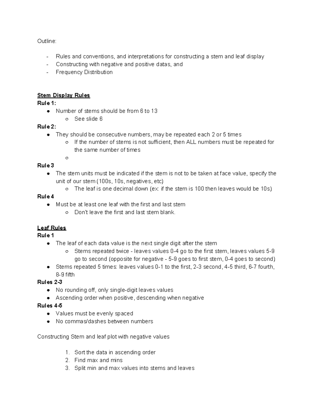 Week 2 - September 12, 2018 - Outline: Rules and conventions, and ...