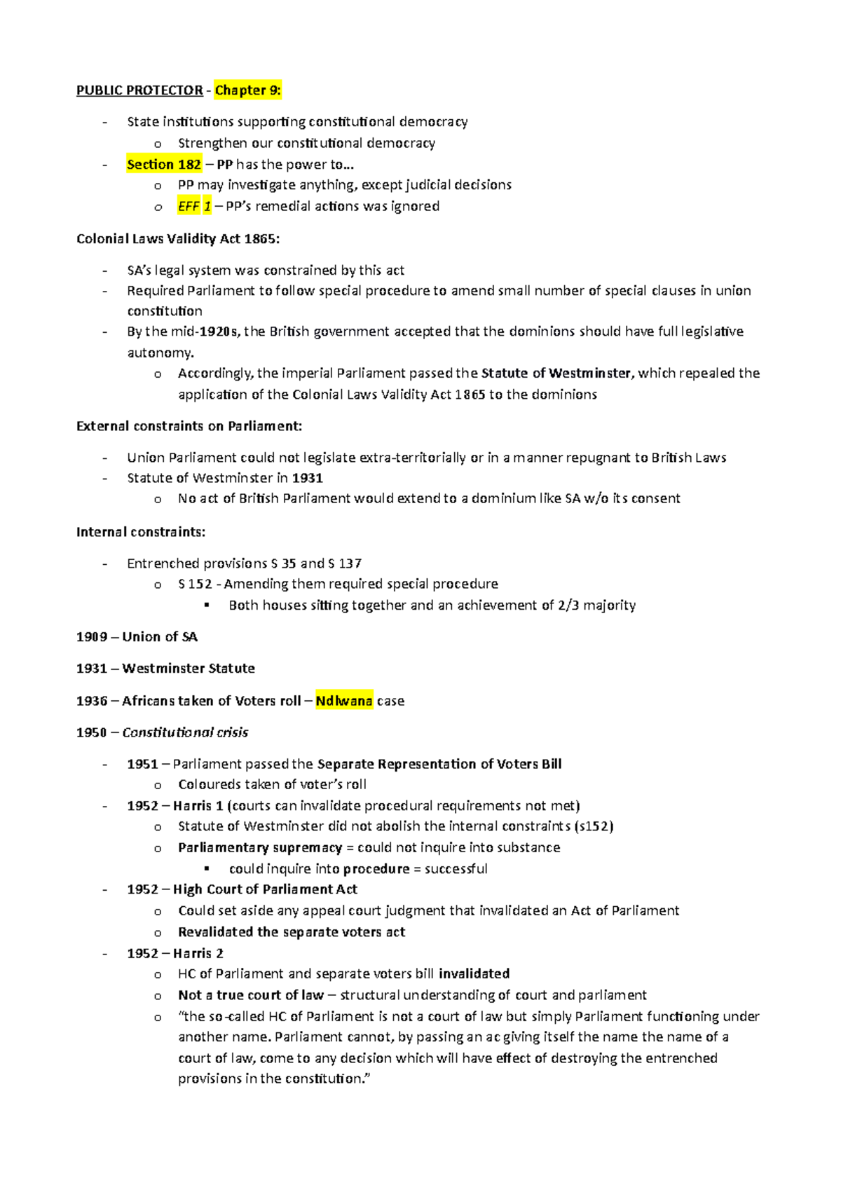 Public Protector - PUBLIC PROTECTOR - Chapter 9: State institutions ...