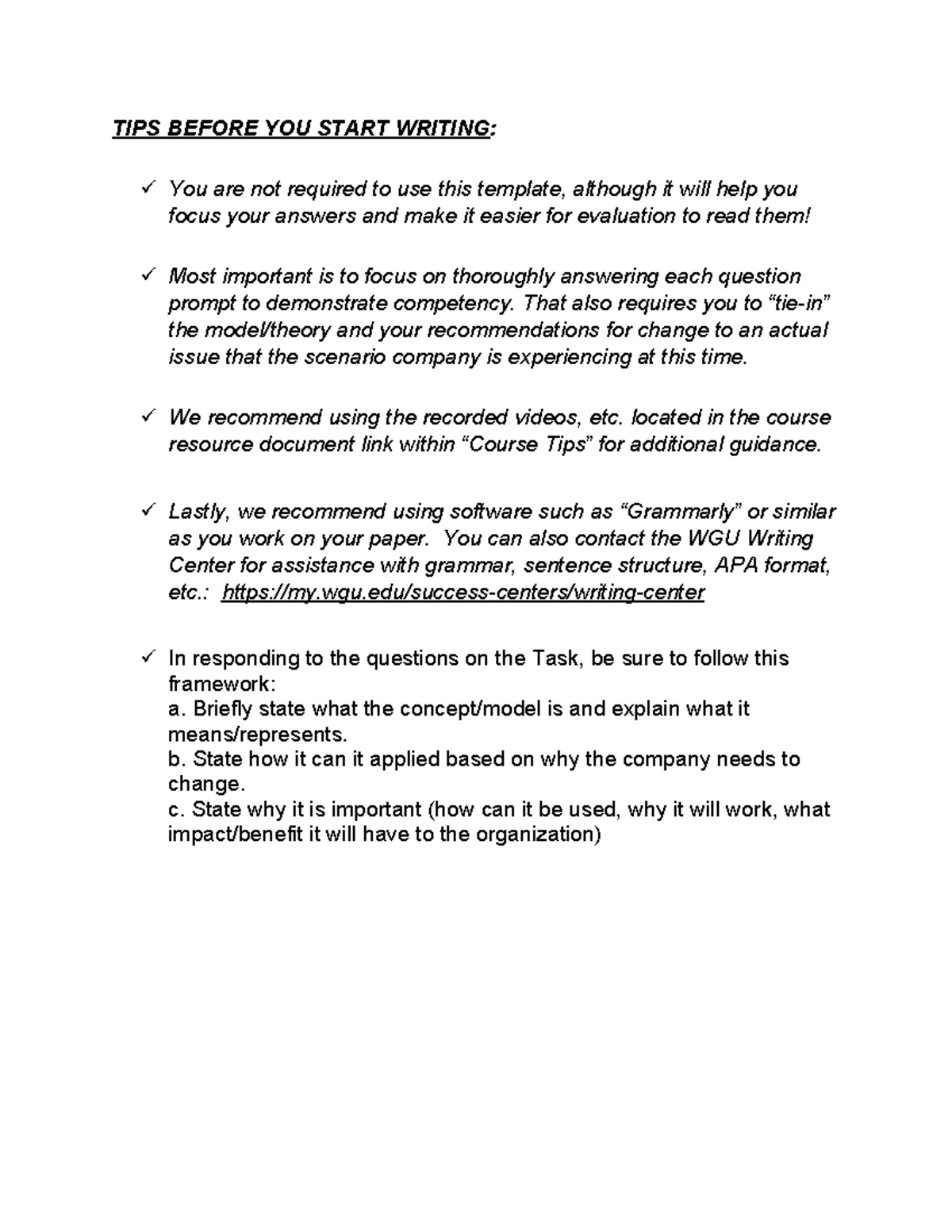 C721-Task Template Dec 2023 - TIPS BEFORE YOU START WRITING: You are not required to use this ...