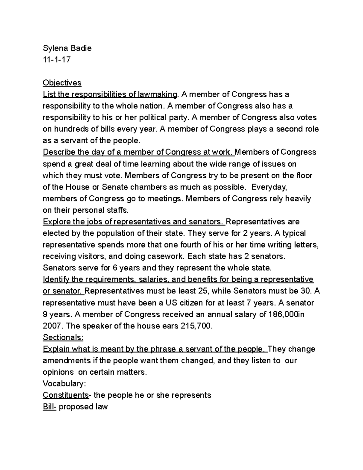 Chapter 8 Section 1 - class notes on the world issues - Sylena Badie 11 ...