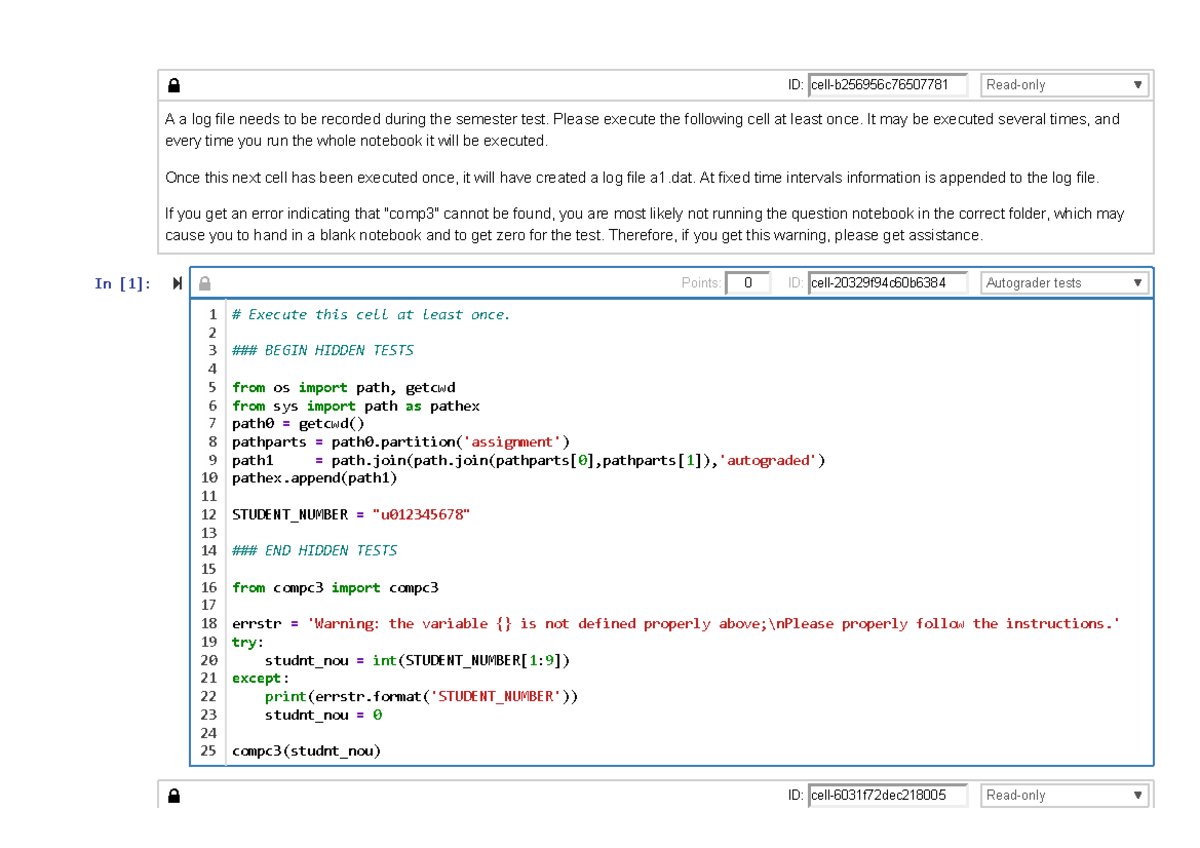 Memo - coding secton 1 - ID: cell-b256956c76507781 Read-only A a log ...