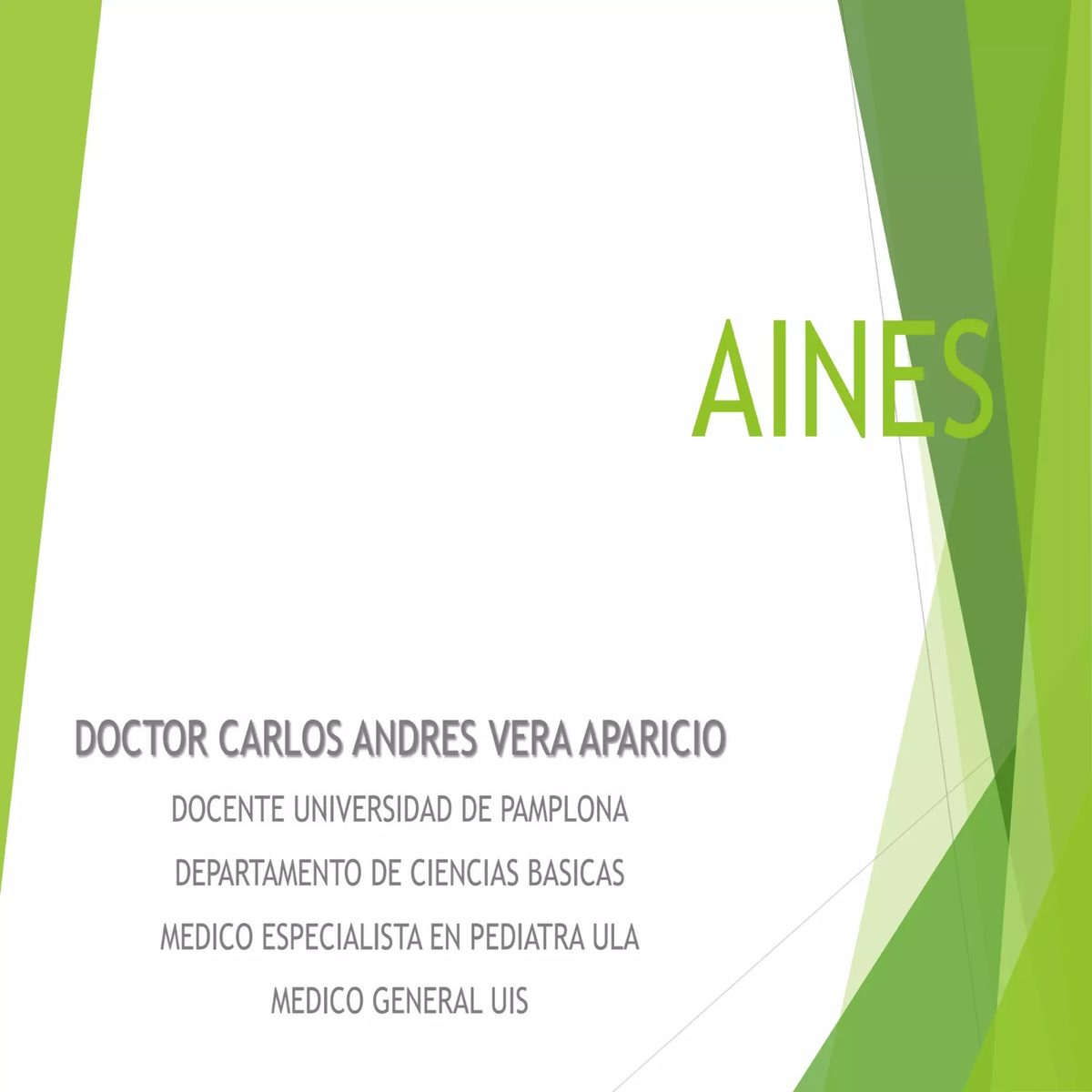 Document - aines - Medicina - Studocu