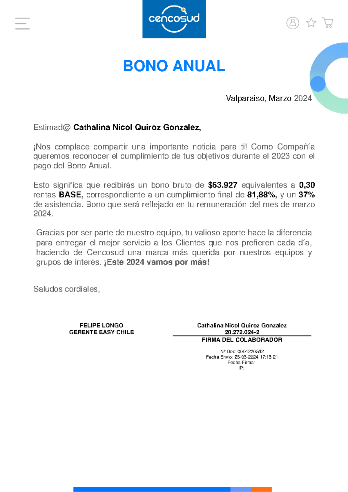 Bono Anual OPE 2023 - ejrnnnsfknknlflnnkolfmhu - BONO ANUAL Valparaiso ...