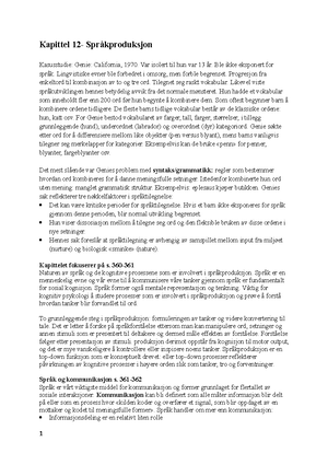 Kapittel 3-Oppmerksomhet og bevissthet - Kapittel 3- Oppmerksomhet og bevissthet Oppmerksomhet s ...