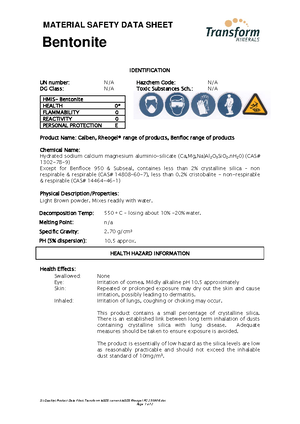 USE THIS FOR MSDS - Good - 0 2 0 H e a l t h F i r e R e a c t i v i t ...