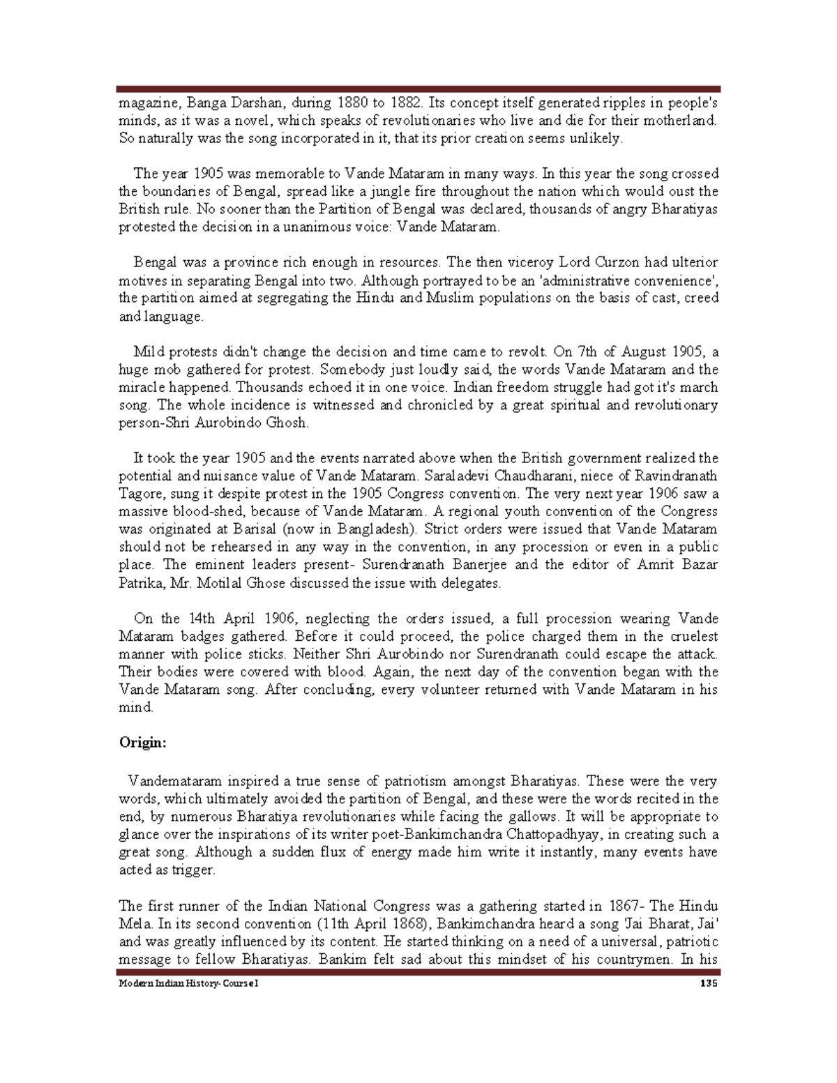 History part vi - magazine, Banga Darshan, during 1880 to 1882. Its ...