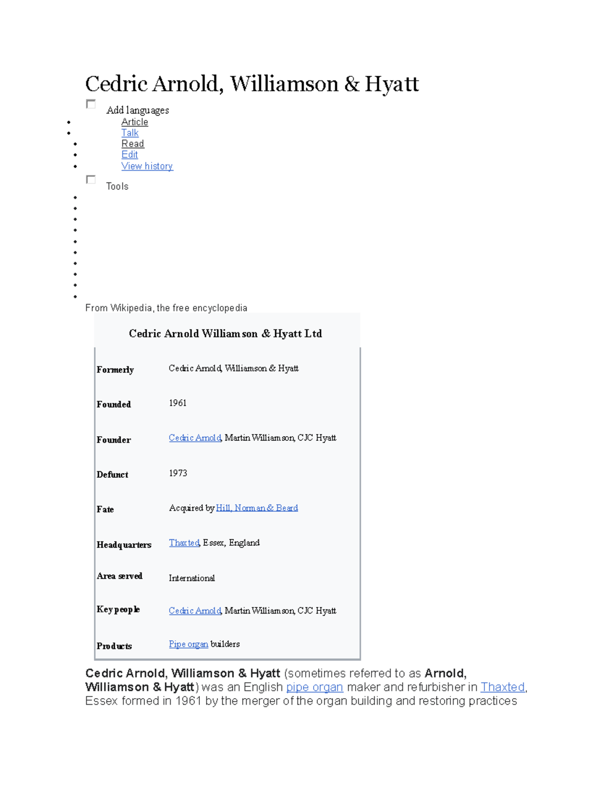 1 - Escrito Final - Cedric Arnold, Williamson & Hyatt Add languages ...