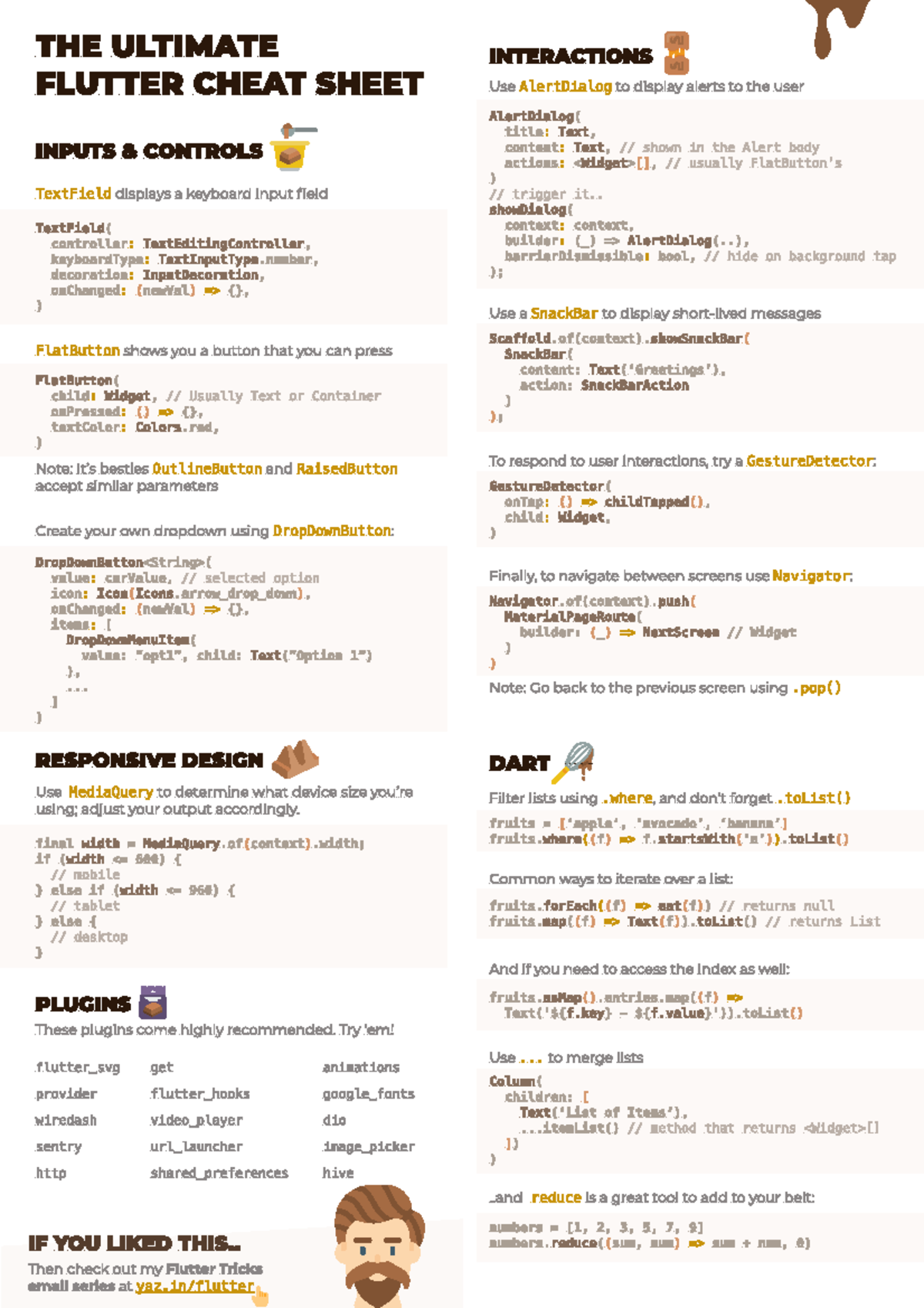 Flutter Cheat Sheet - CO3311 - Studocu