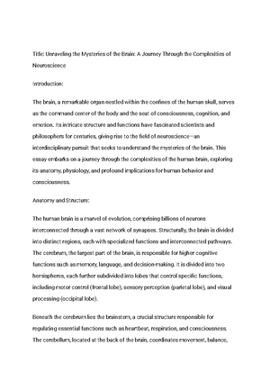 Are You a Natural - study - Are You A Natural? Bouchard, T., Lykken, D ...