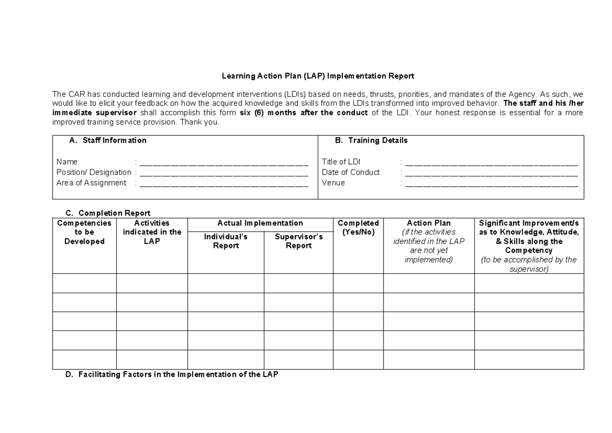 Approved LAP IR - Copy - ;HYHUGCE4 - Learning Action Plan (LAP ...