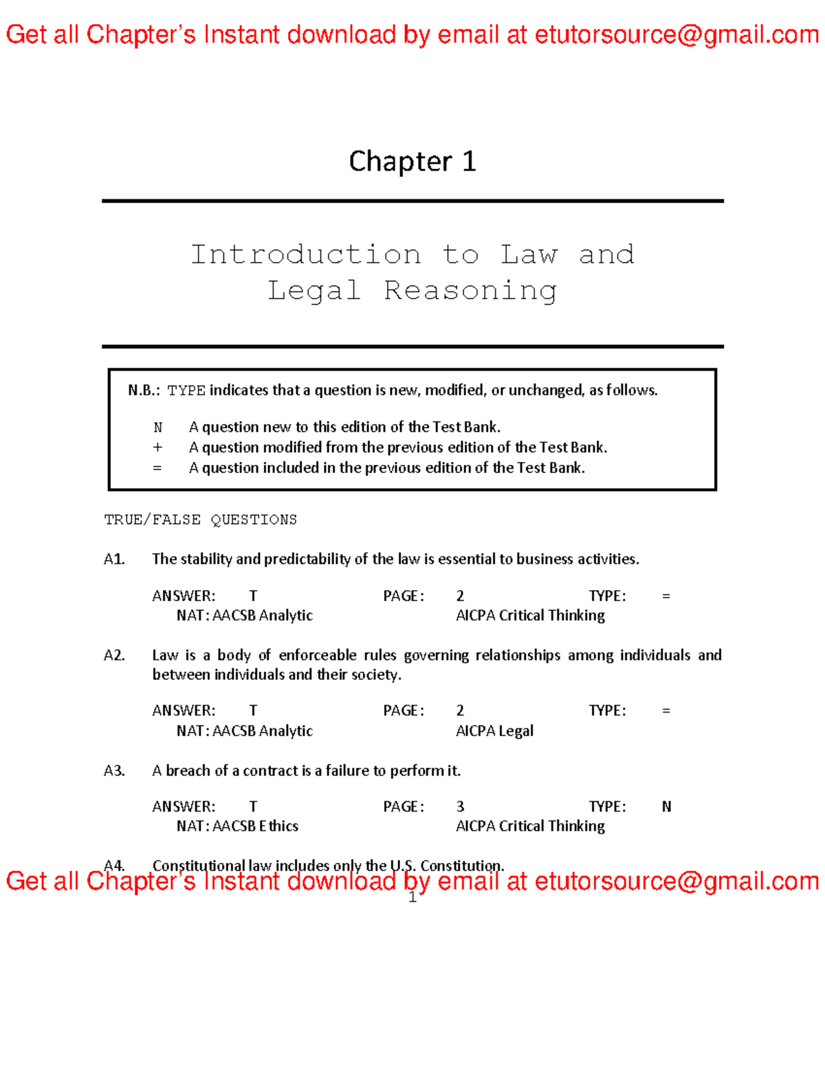 Test Bank For Business Law Text and Cases Legal Ethical Global 12th ...