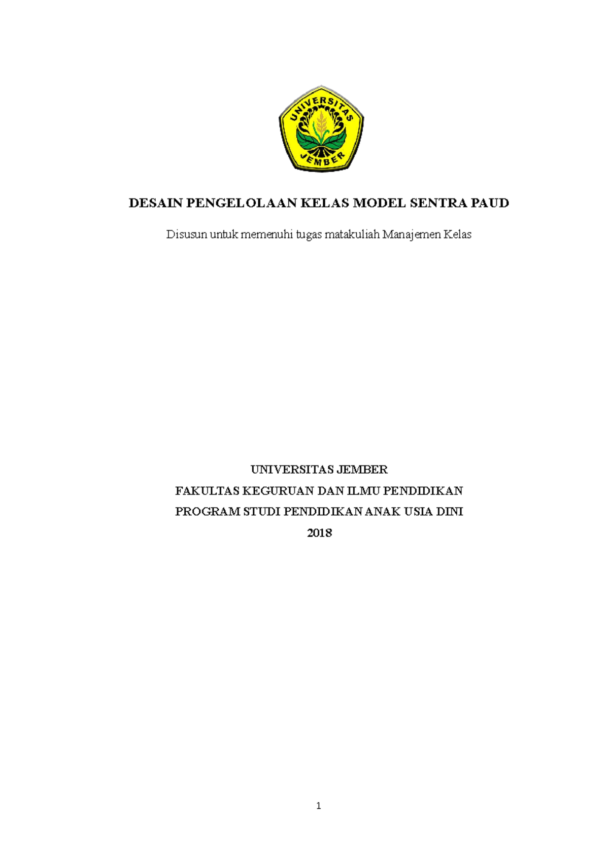 4 - Penataan kelas model sentra - DESAIN PENGELOLAAN KELAS MODEL SENTRA ...