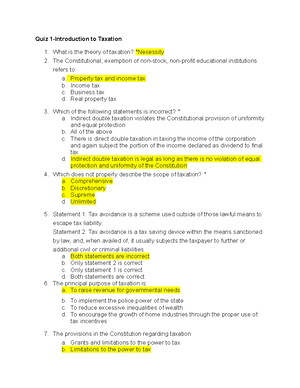 Chapter 7 exercises - Income Taxation - Studocu