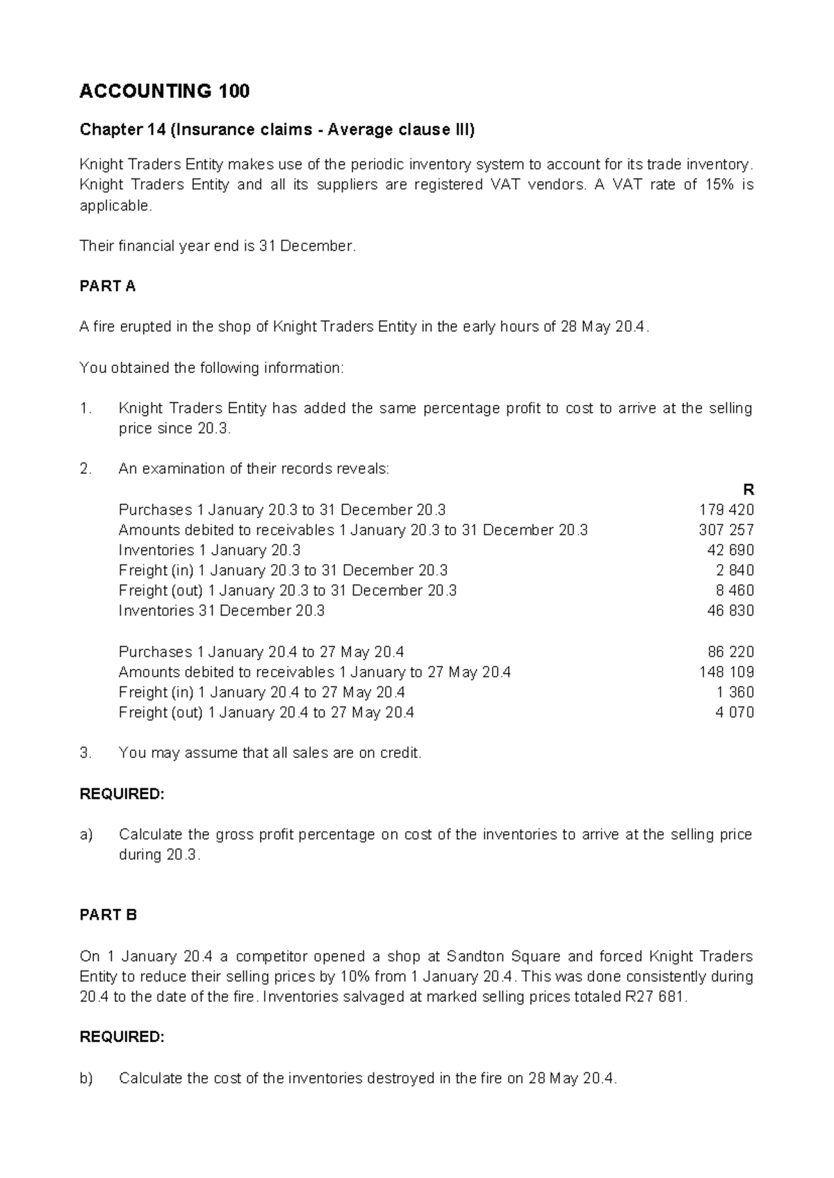 Class Lecture 2 Q1 Chapter 14 Average Clause III Moodle-1 - ACCOUNTING ...