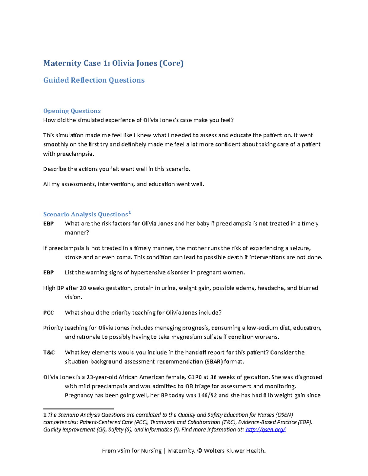 Maternity Case 01 Olivia Jones Core GRQ - Maternity Case 1: Olivia ...