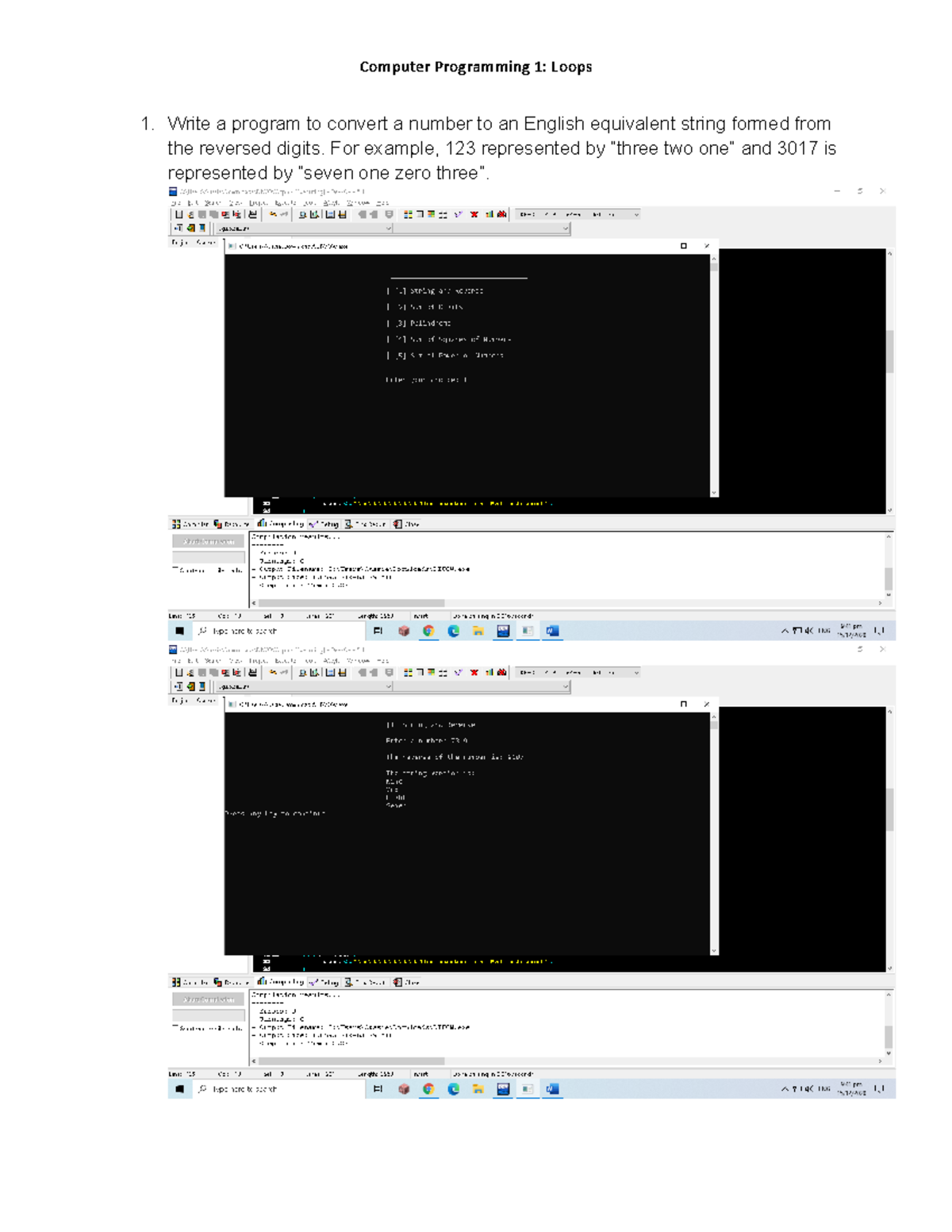 Computer-Programming-1 Loops - Write a program to convert a number to ...