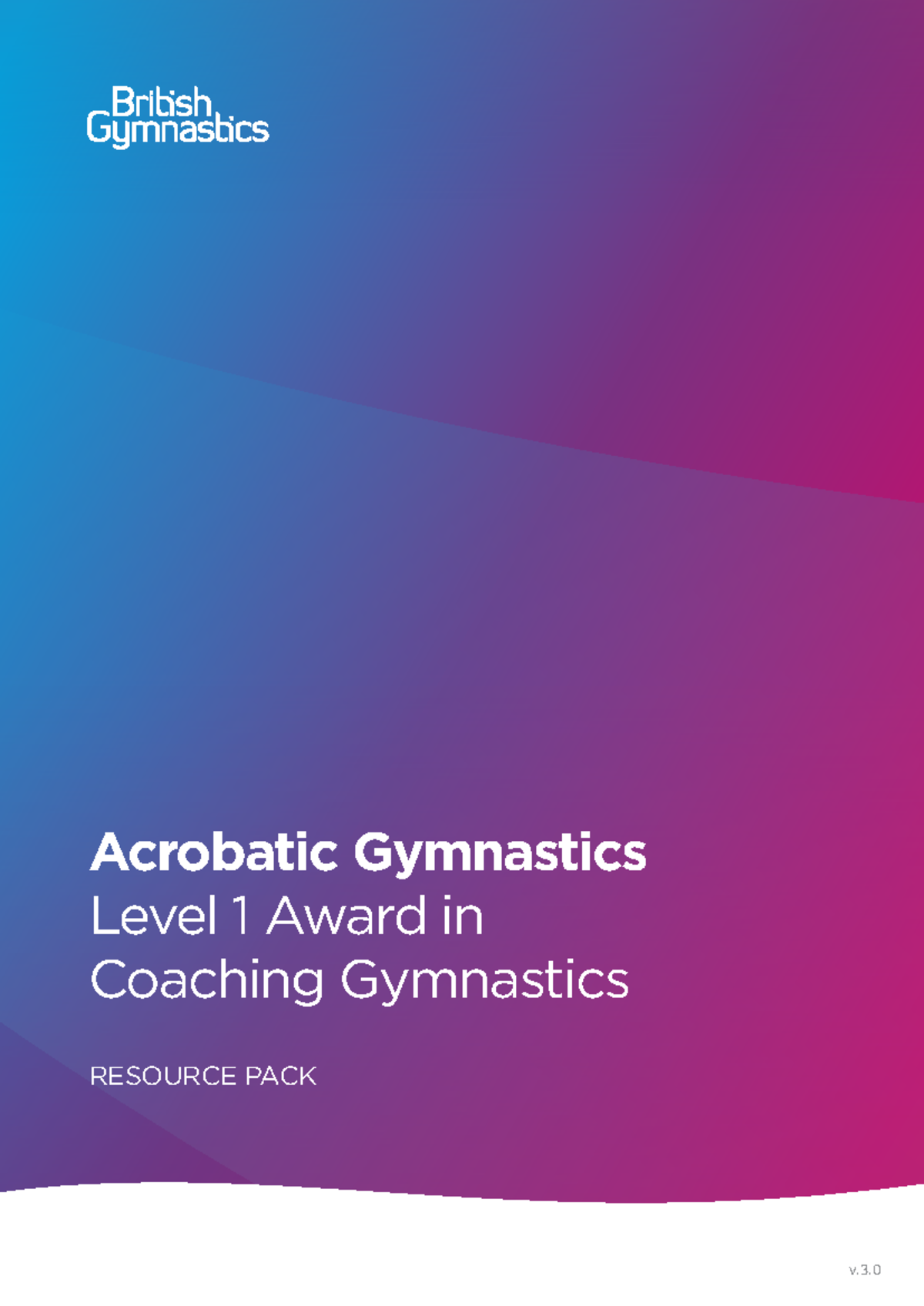 ACRO Level 1 Resource Pack v.3.0 - i v. RESOURCE PACK Acrobatic ...