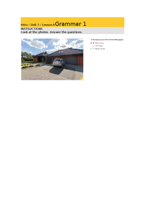 Unit 4 - MYELT MYELT - Unit 4 Intro / Unit 4 / Lesson AGrammar 1 INSTRUCTIONS Match the ...