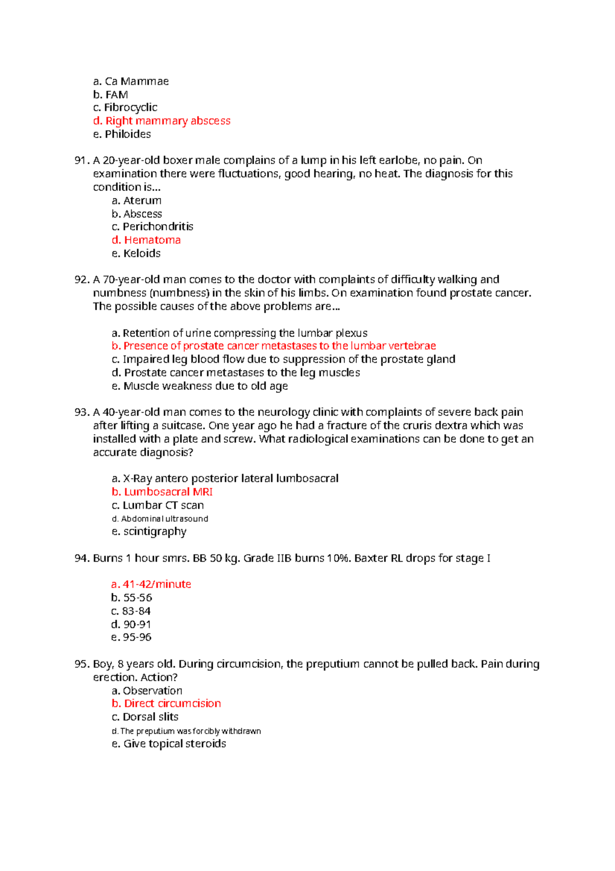 Health Science - CTE - Assignments-7 - a. Ca Mammae b. FAM c ...
