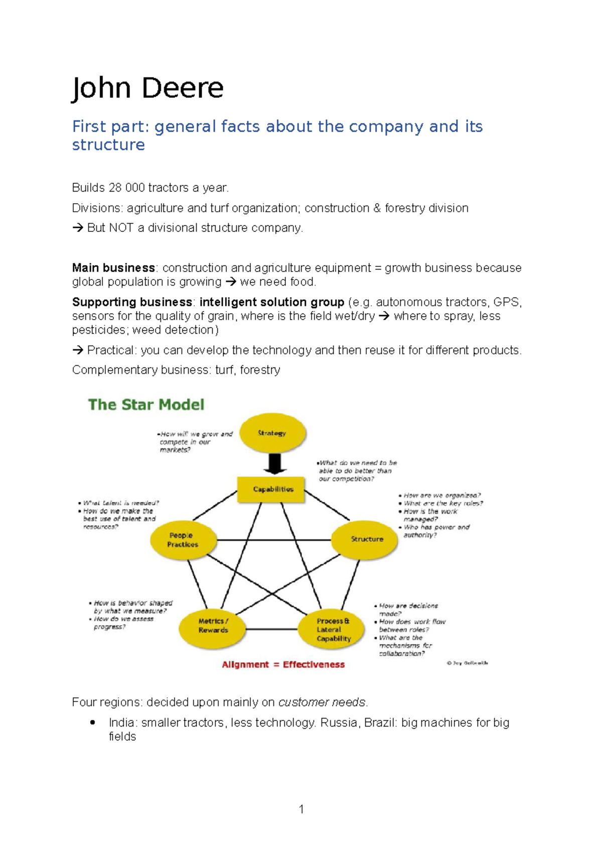 Guest Lectures überarbeitet - John Deere First part: general facts ...