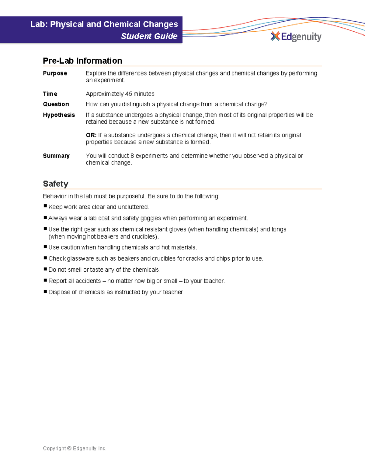 3210-02-02-student-guide - Lab: Physical and Chemical Changes Student ...