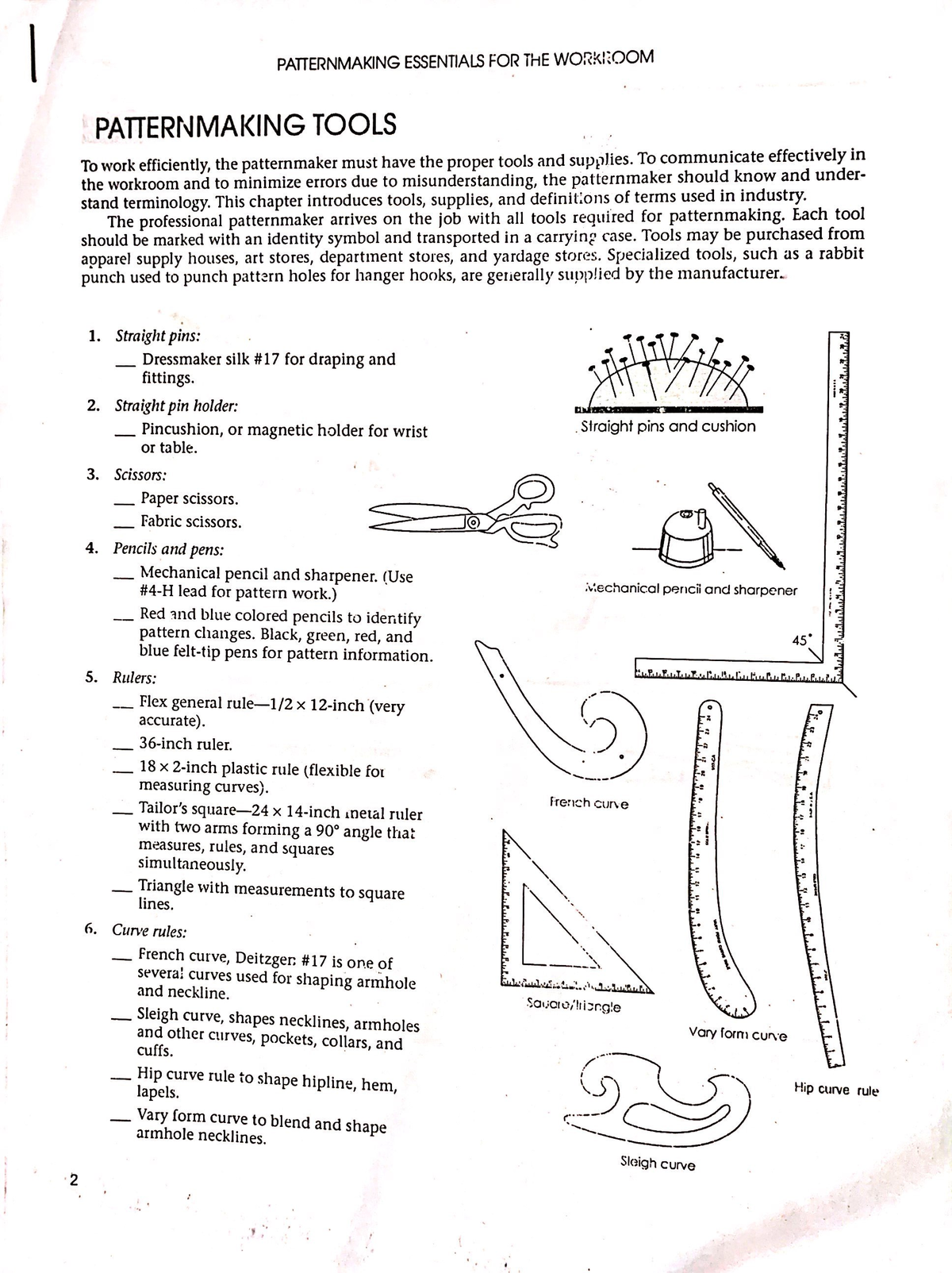 Pattern Making Tools - Studocu