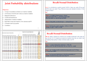 L10 Sample statistics - Probability Theory - Sample statistics ...