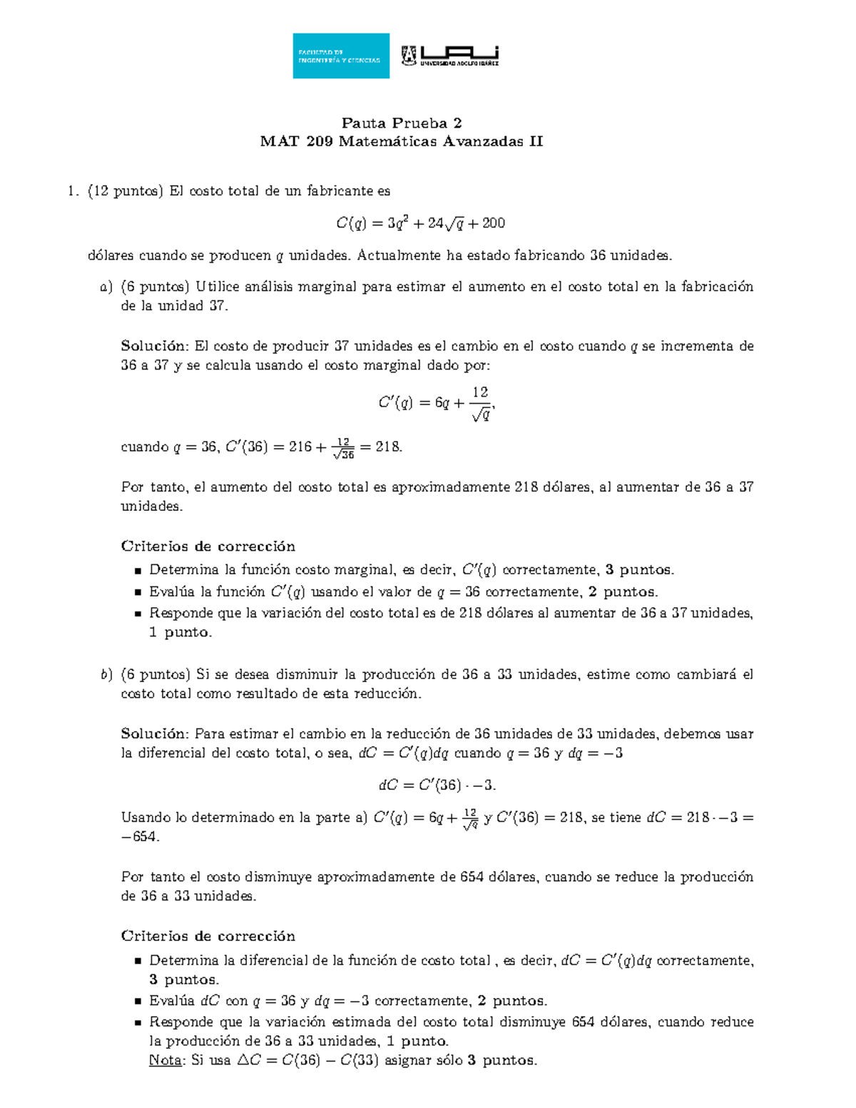 V2Pauta Prueba 2 Matemáticas Avanzadas II-2021-2 - Pauta Prueba 2 MAT ...
